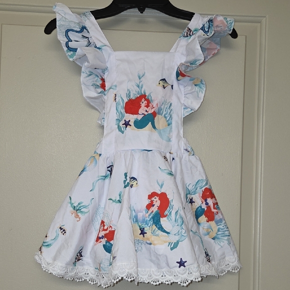 Disney | Dresses | Disney White And Blue Seashell Dress | Poshmark